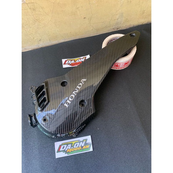 Jual cover CVT cover tutup CVT duct keong cvt karbon pcx 160 carbon ...