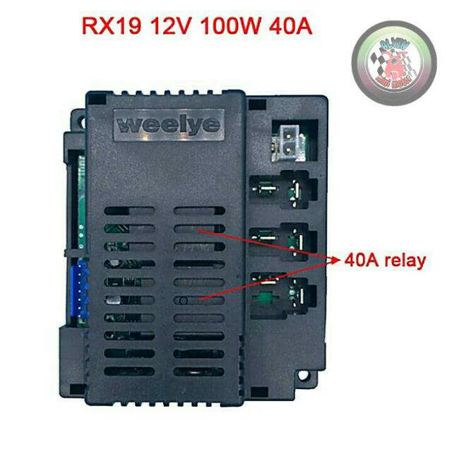 Jual Receiver mobilan aki 12v WEELYE RX19 7pin 4WD sparepart mobilan aki | Shopee Indonesia