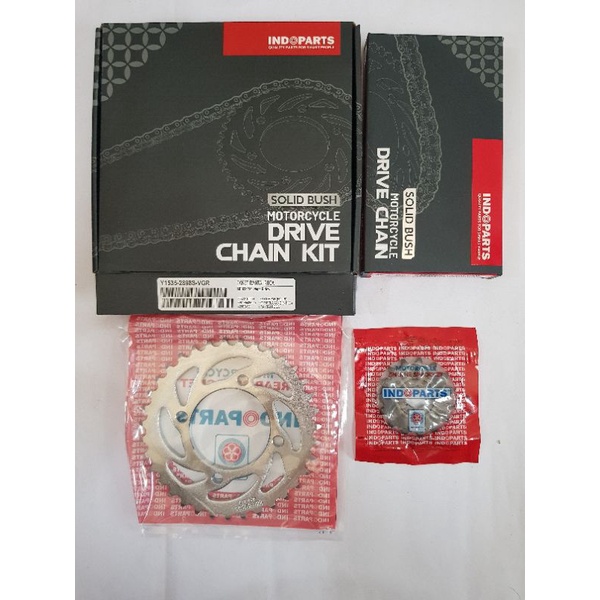 Jual GEAR SET YAMAHA VEGA R NEW MERK INDOPARTS / GEAR PAKET + RANTAI ...