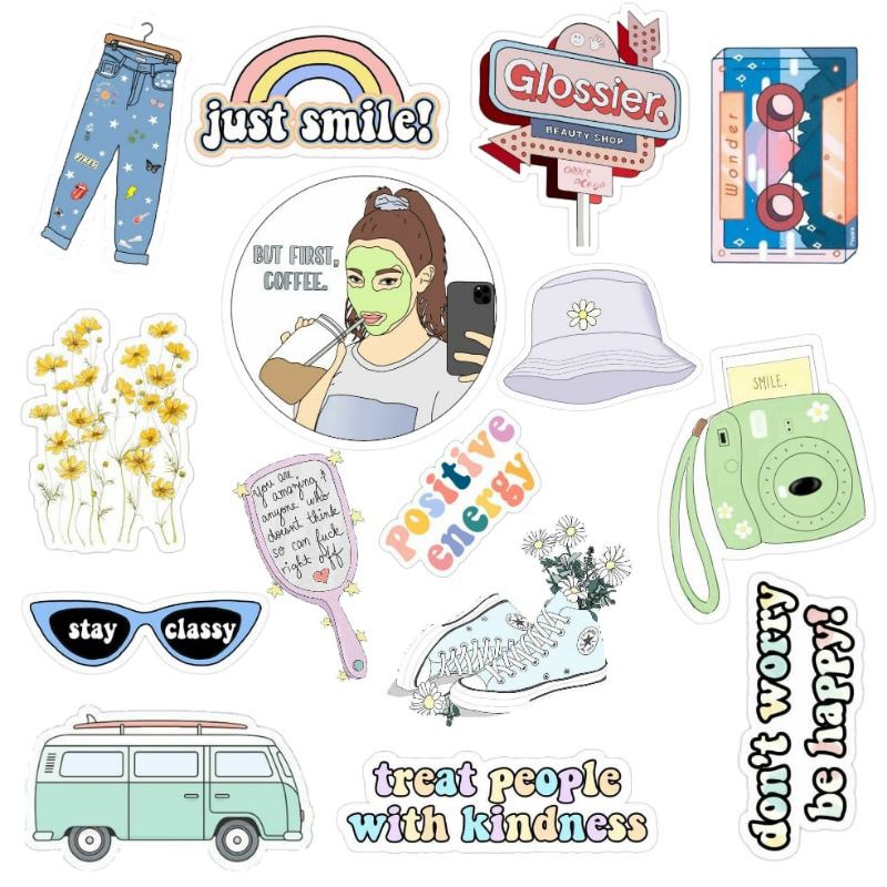 Jual STIKER AESTHETIC | Shopee Indonesia