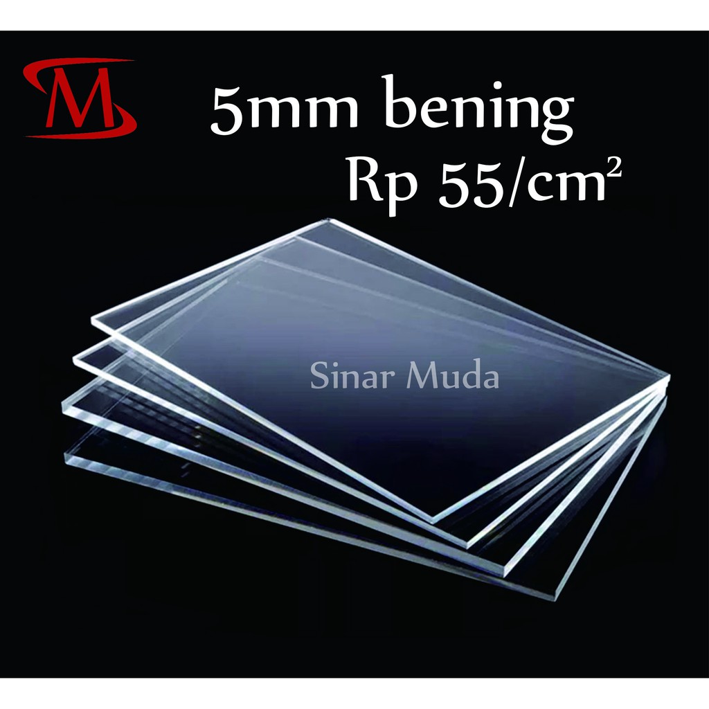 Jual Acrylic Sheet - Akrilik Lembaran Bening 5mm Ukuran Custom - Mika Akrilik Murah | Shopee ...