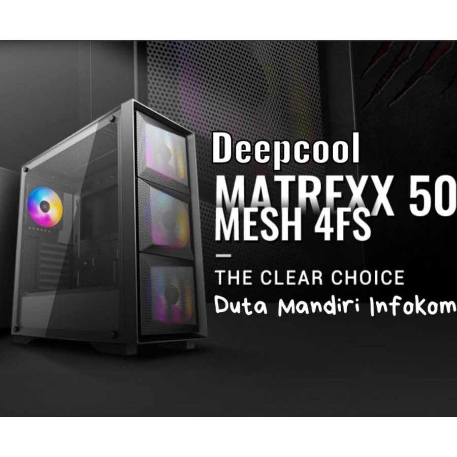 Jual Deepcool Matrexx 50 Mesh 4FS - Tempered Glass E-ATX Gaming case ...