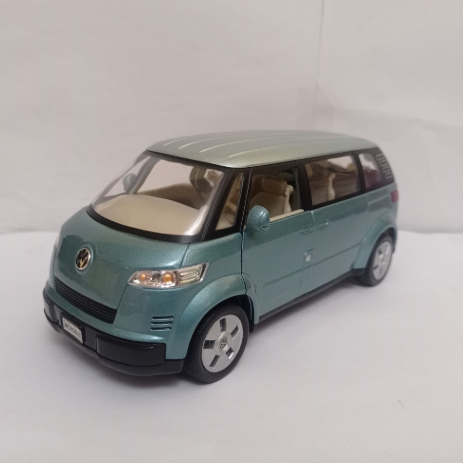 Jual Diecast Volkswagen VW Microbus 2001 Welly 1:24 miniatur mobil mini ...