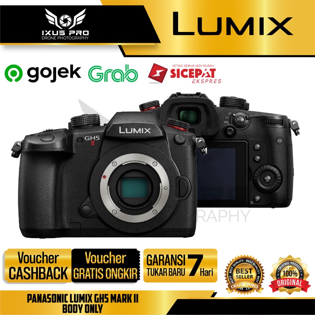 Jual Panasonic Lumix GH5 Mark II / GH5 II Body Only | Shopee Indonesia