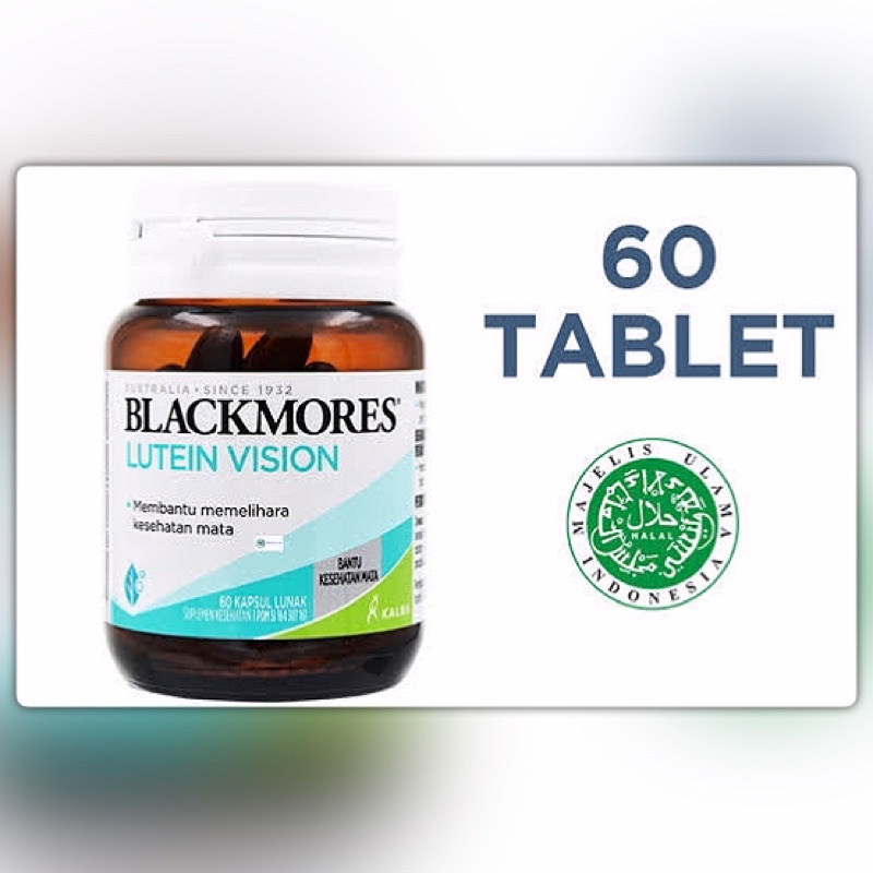 Jual Blackmores Lutein Vision isi 60 Kapsul BPOM Kalbe - Vitamin Mata ...