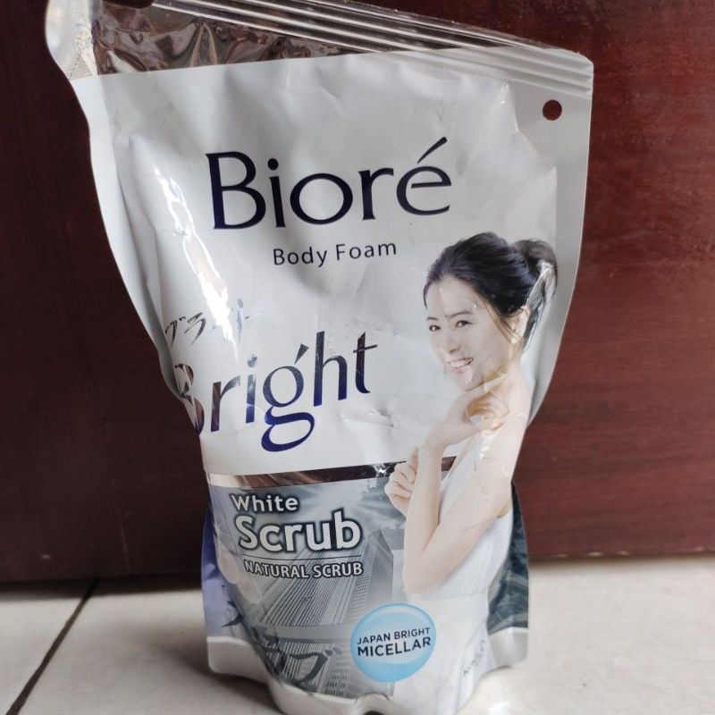 Jual BIORE SABUN CAIR WHITE SCRUB 450ML Kemasan Baru 380ML | Shopee ...