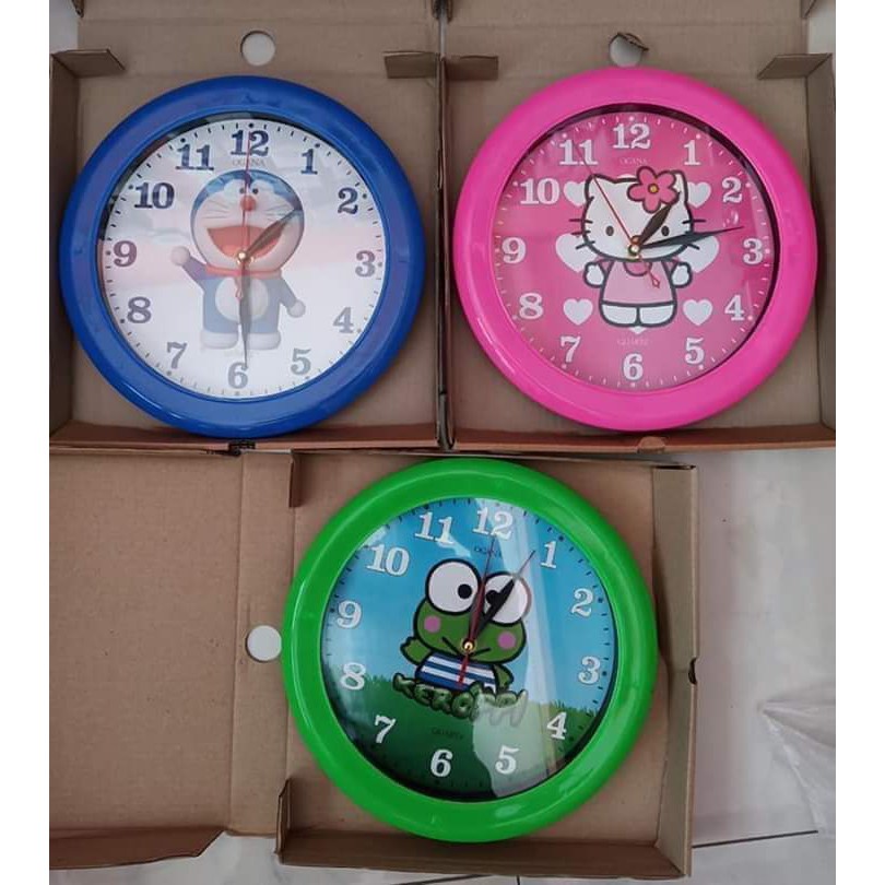 Jual TERMURAH Jam Dinding Karakter Doraemon Hello Kity Keroppi | Shopee Indonesia