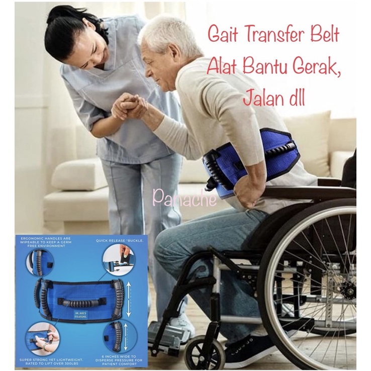 Jual PANACHE Gait Transfer Belt Alat Sabuk Pemindah Dari Kursi Roda ...