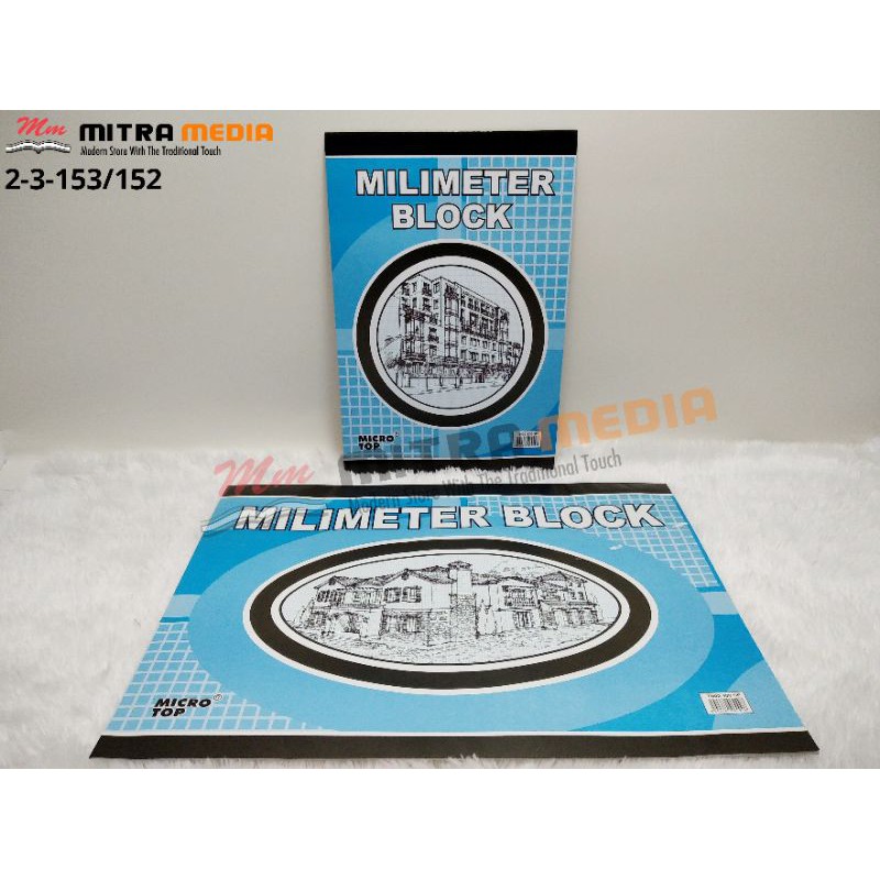 Jual BUKU MILIMETER BLOCK A3 DAN F4 MURAH | Shopee Indonesia