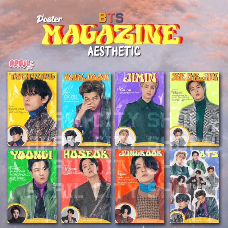 Jual BTS MAGAZINE AESTHETIC POSTER | Shopee Indonesia