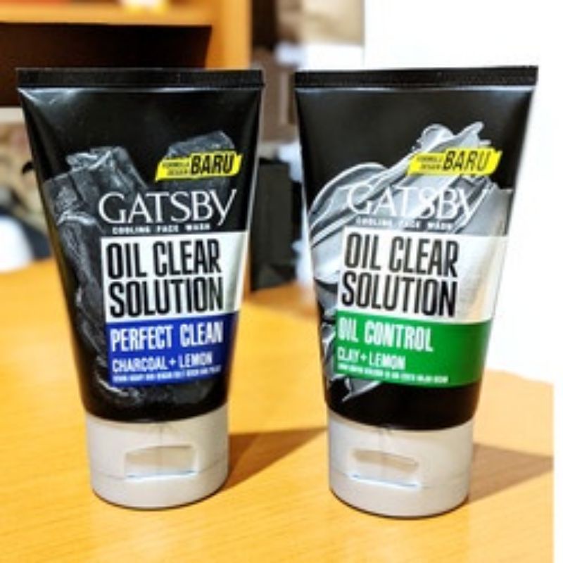 Jual Gatsby Cooling Face Wash Oil Clear Solution 100g | Shopee Indonesia