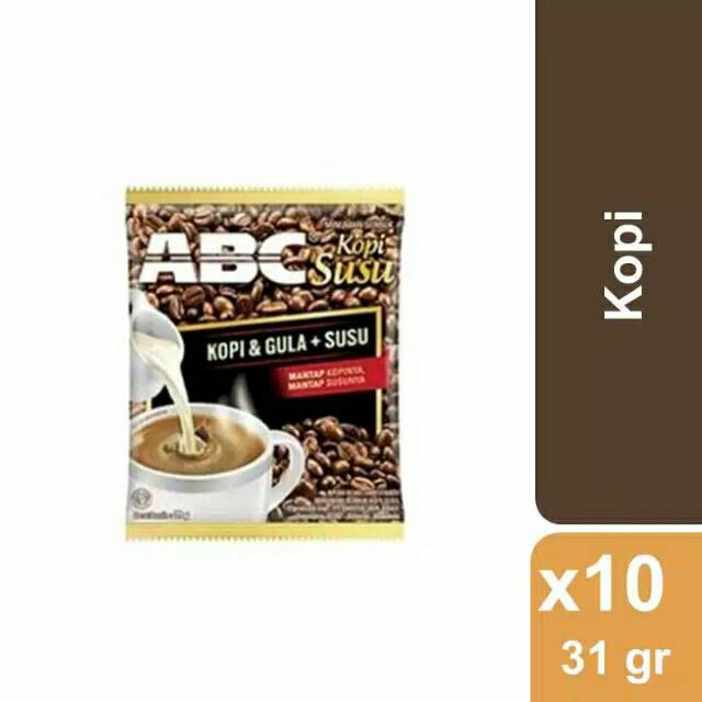 Jual ABC Kopi Susu Renteng [10 Sachet / 31 Gram] | Shopee Indonesia