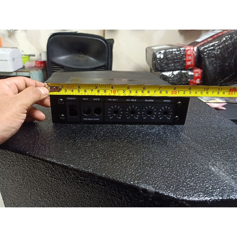 Jual hanya box echo mic 2 potensio musica deelay speed reverb barang ...