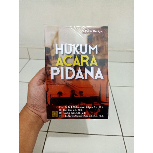 Jual HUKUM ACARA PIDANA EDISI REVISI KETIGA (Andi muhammad) | Shopee Indonesia