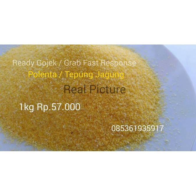 Jual READY Tepung Polenta 1kg / Corn Meal / POLENTA | Shopee Indonesia