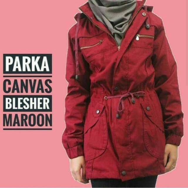 Jual Jaket Parka Cewek/Wanita size M/L/XL/XXL Premium | Shopee Indonesia