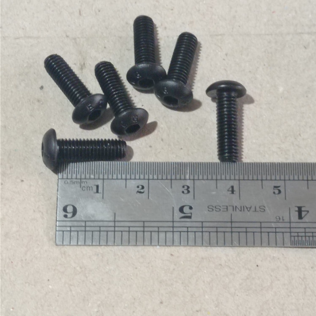 Jual BAUT L BUTTON BAJA M5 X 16 BAUT L BUTTON M5X16 BAJA PANJANG 1,6 CM ...