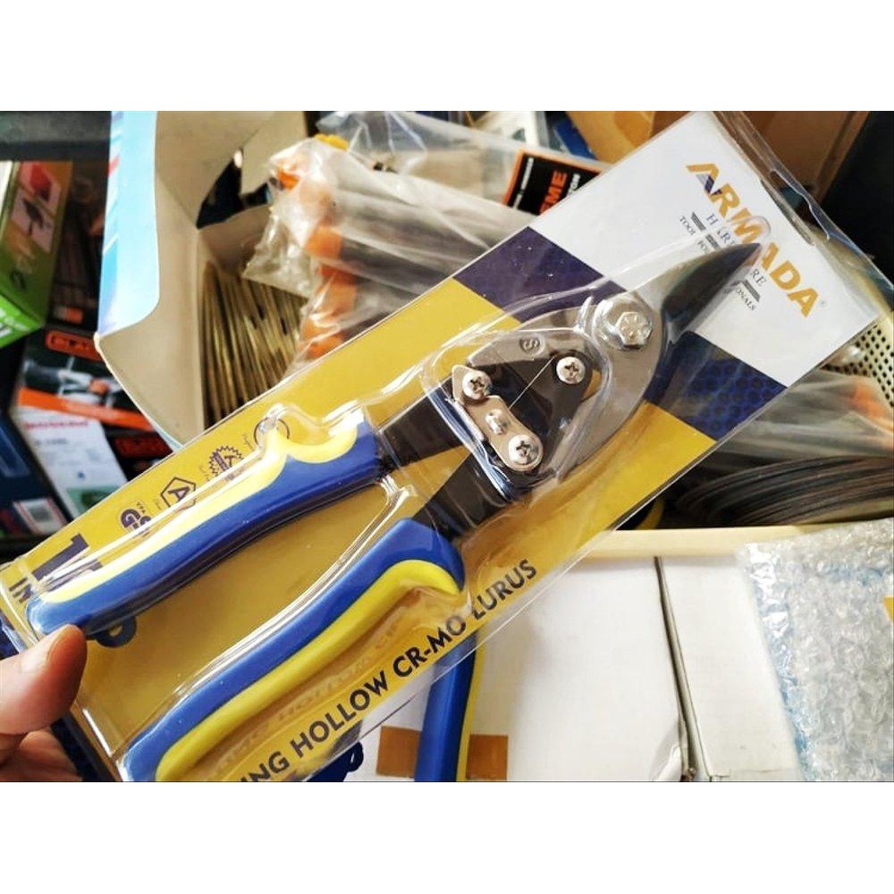 Jual Tang potong Blitz 10" gunting plat seng Holo wire mesh baja ringan ...