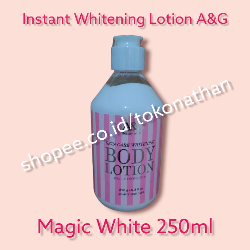 Jual MAGIC WHITENING A&G Day Instant Glow BODY LOTION, SUDAH BPOM ...