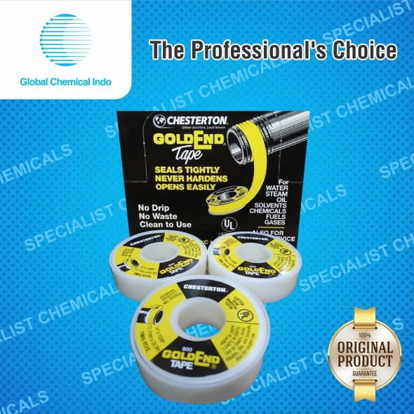 Jual Chesterton 800 Gold End Tape 12.7 mm x 32.9 mm | Shopee Indonesia