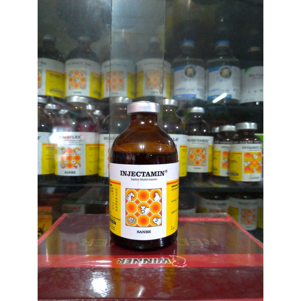 Jual Injectamin 50 ml vitamin ternak dan 100ml | Shopee Indonesia