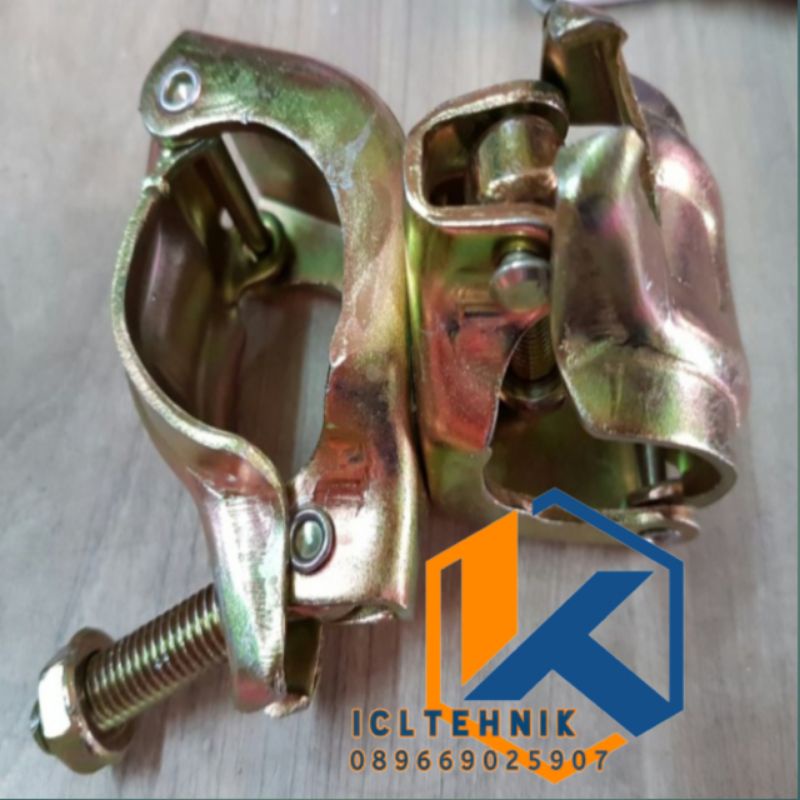 Jual scaffolding clamp Pipe Swivel -hidup 1dus 30 pcs | Shopee Indonesia