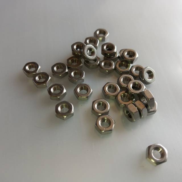 Jual Mur M3 stainless 304 (untuk baut M3) | Shopee Indonesia