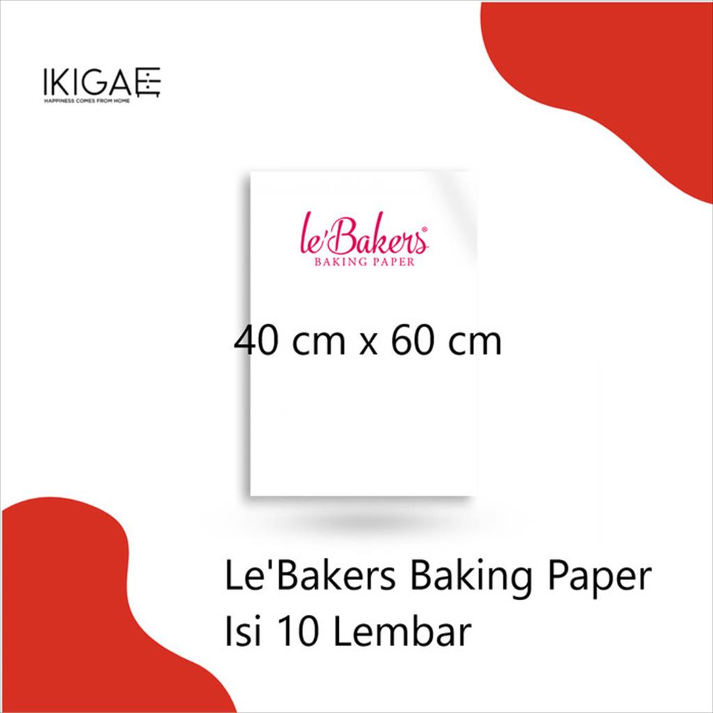 Jual LE BAKERS BAKING PAPER SHEET 40 x 60 cm ( ISI 10 LBR ) | Shopee ...