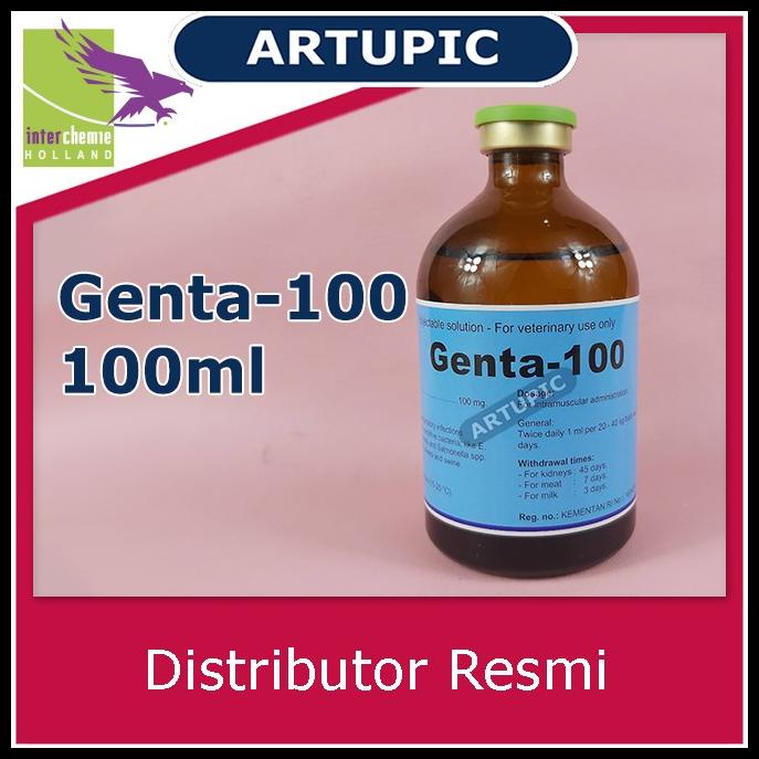 Jual Genta-100 100Ml Obat Infeksi Pernafasan Pencernaan Saluran Urin ...