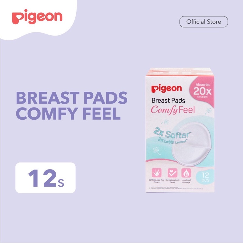 Jual Pigeon Breast Pads Comfy Feel 12s 30s / Pigeon Breastpad Penyerap ...