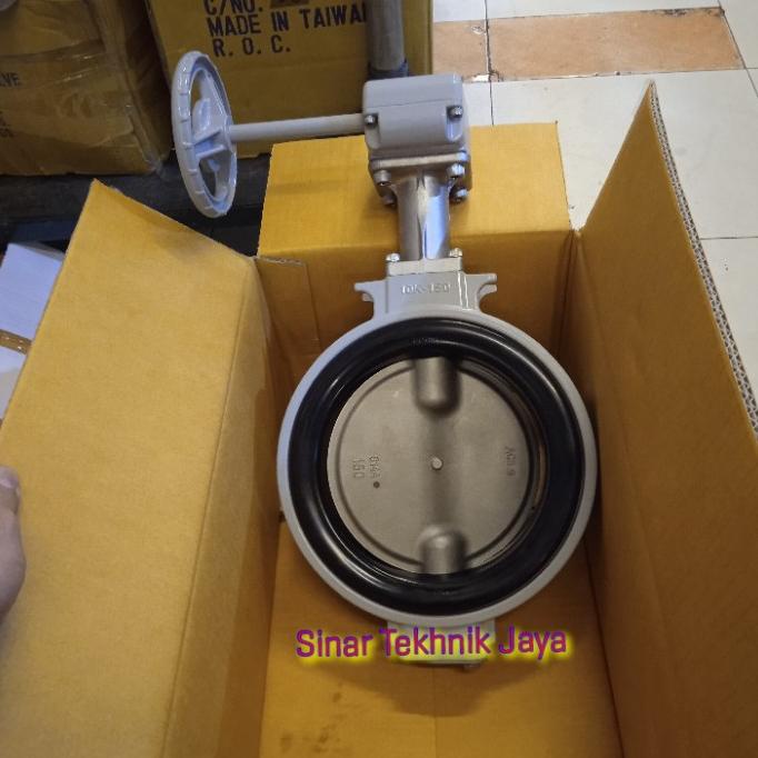 Jual Butterfly Valve 6" Kitz Alumunium Gearbox | Shopee Indonesia