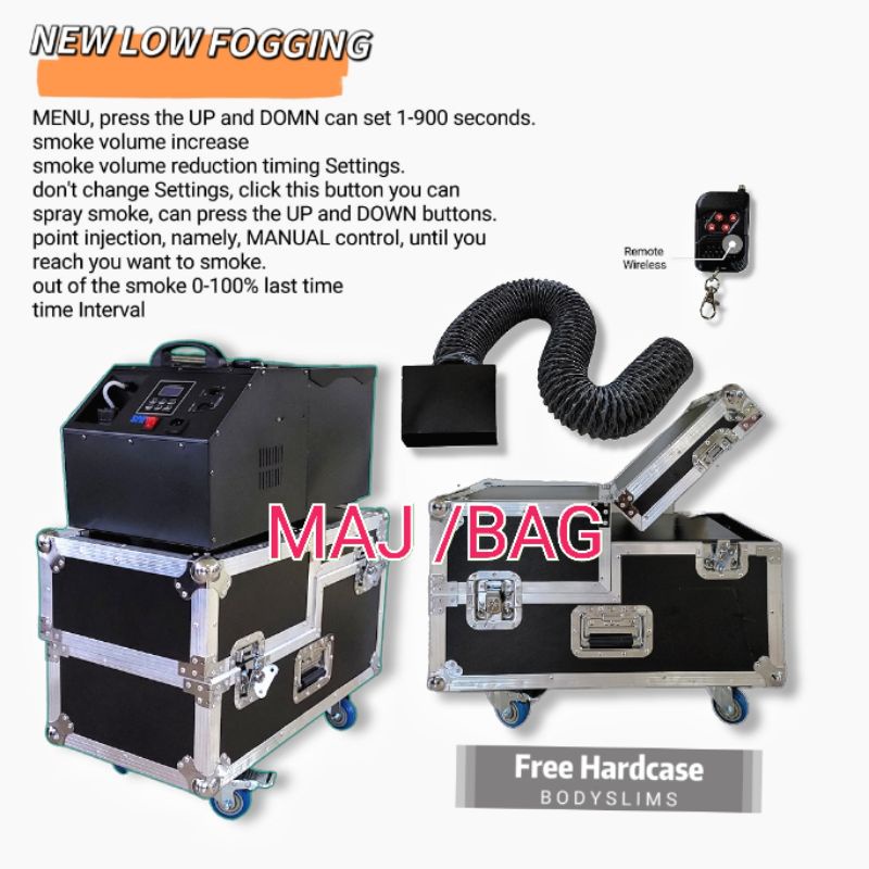 Jual Mesin Asap Lantai atau Low Smoke dry ice pakai Air minum dan ...