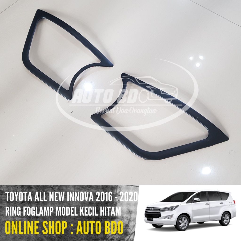 Jual COVER RING GARNISH FOG LAMP FOGLAMP ALL NEW INNOVA 2016 HITAM DOP ...