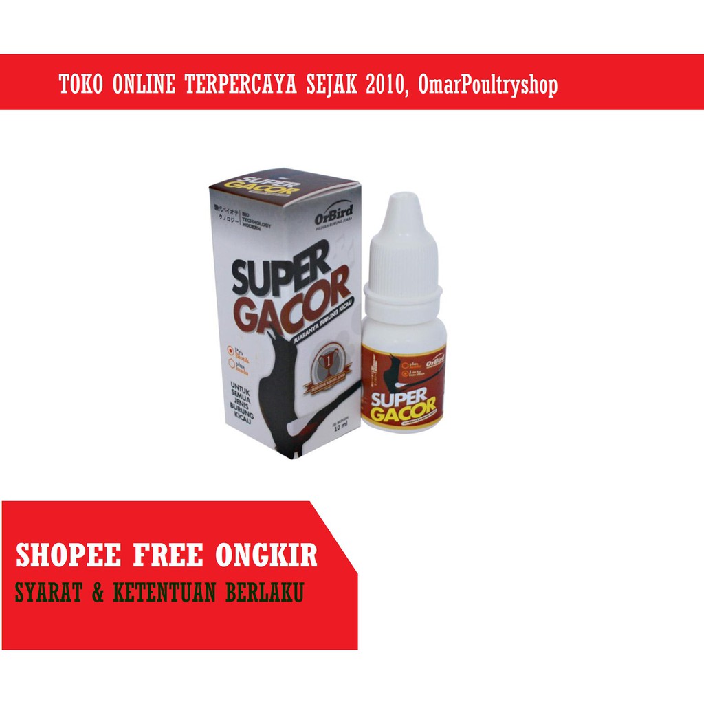 Jual Paket Vitamin Burung | SUPER GACOR ORBIRD | Super N | BIANG GACOR ...