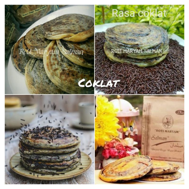 Jual Roti Maryam Salman Asli Rasa COKLAT 1 Pack isi 5 Roti Mariam ...