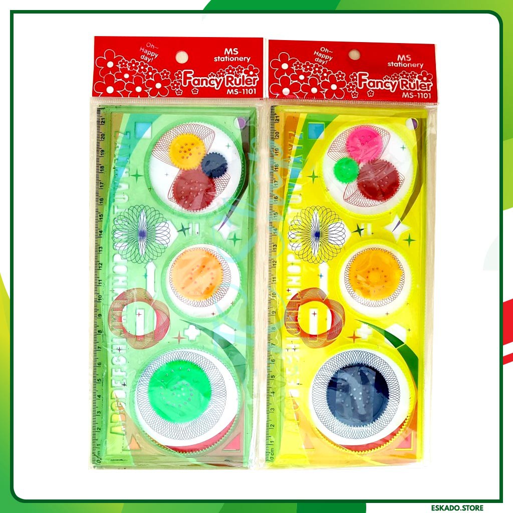 Jual Penggaris Rotari / Fancy Ruler / Penggaris Fancy | Shopee Indonesia