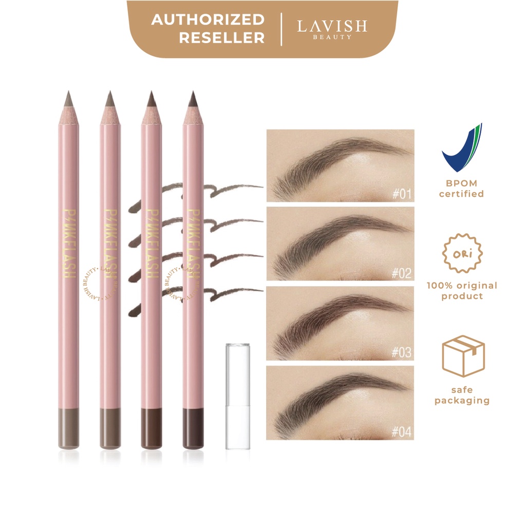 Jual PINKFLASH PINK FLASH Waterproof Easy Eyebrow Pencil (E02) | Shopee ...