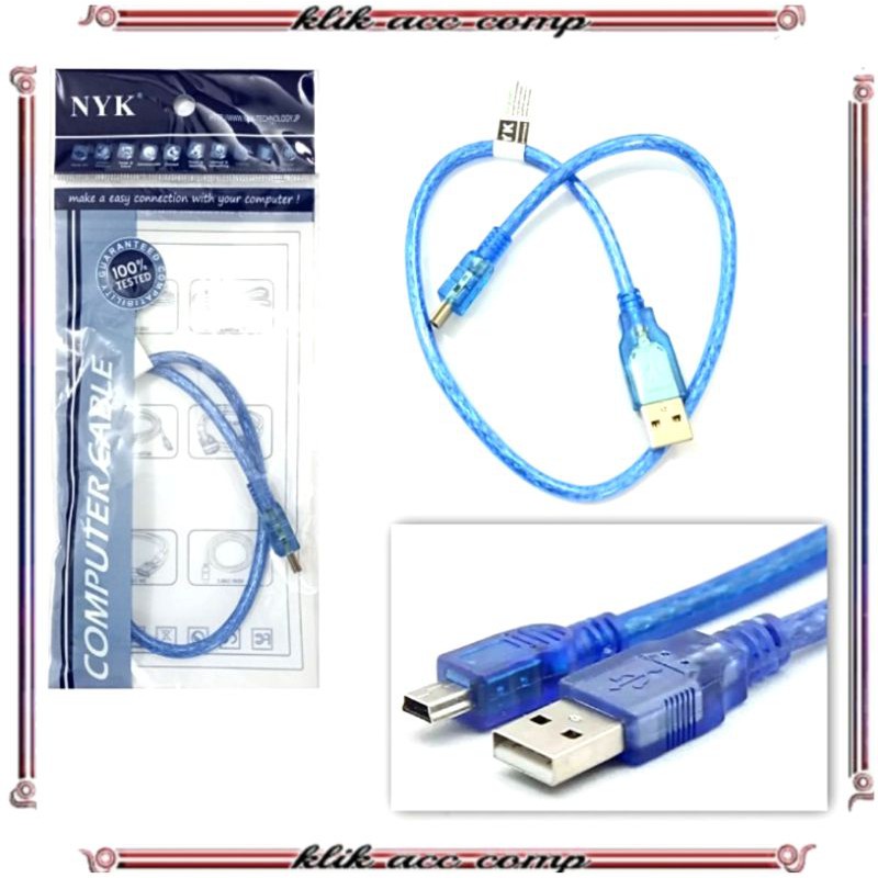 Jual kabel data usb 5pin /kabel casan esia 60cm | Shopee Indonesia