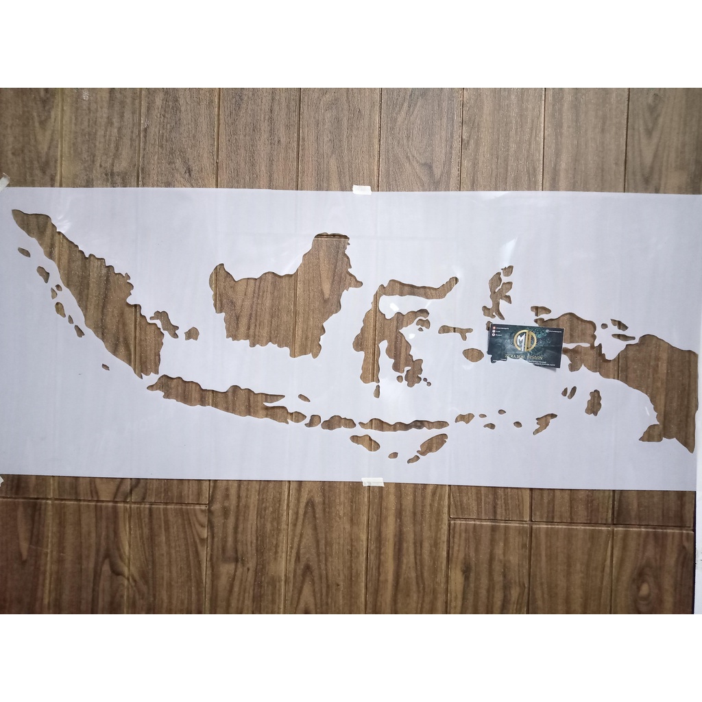 Jual stensil cetakan cet motif peta indonesia 17san | Shopee Indonesia