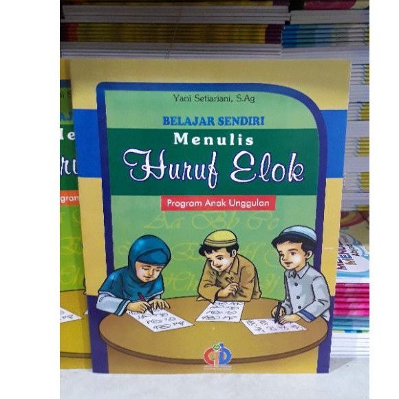 Jual belajar sendiri menulis huruf Elok program untuk anak unggulan ...