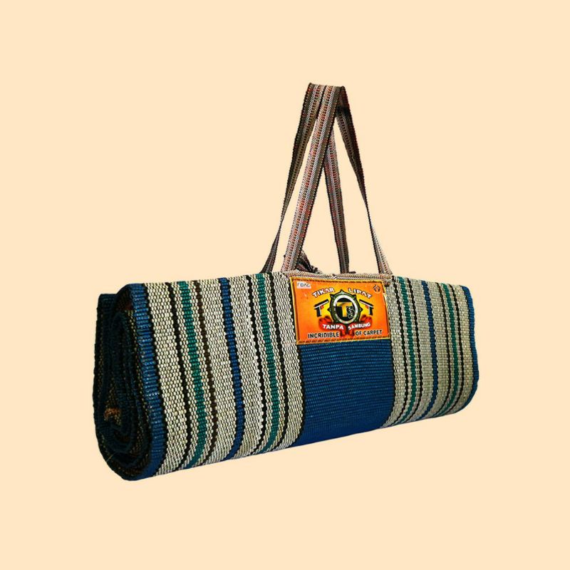 Jual TIKAR TENUN ISTANA JUMBO 180X180CM TANPA SAMBUNGAN MATRAS LIPAT ...