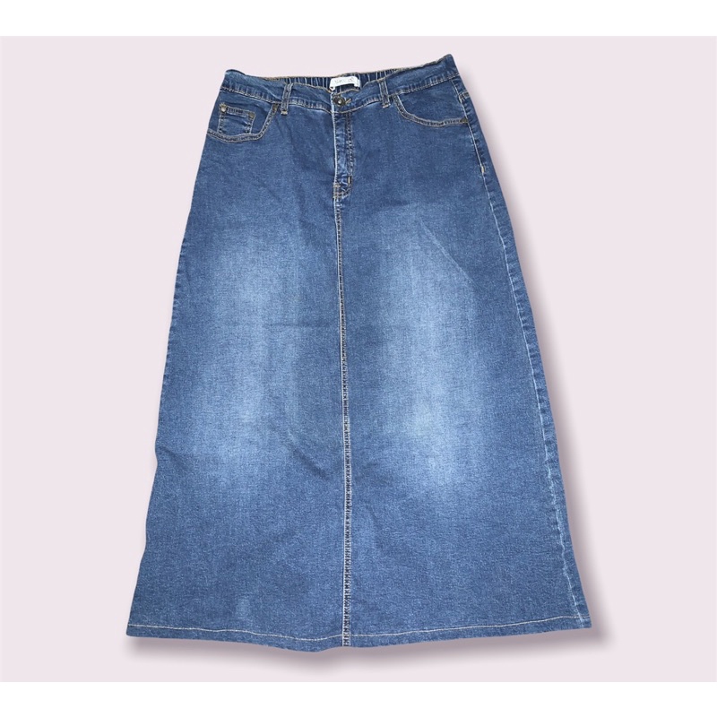 Jual rok jeans panjang | Shopee Indonesia