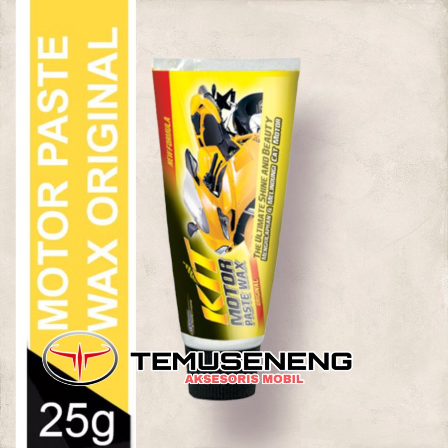 Jual Kit Motor Paste Wax Original Pengkilap Pelindung Cat Kuning Tube ...