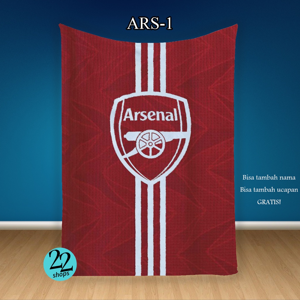 Jual Selimut Motif Karakter Bola Murah - Selimut Bola - Selimut Arsenal ...