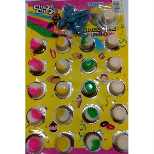 Jual Choyo choyo cup,jajan jadul chocolate rainbow | Shopee Indonesia