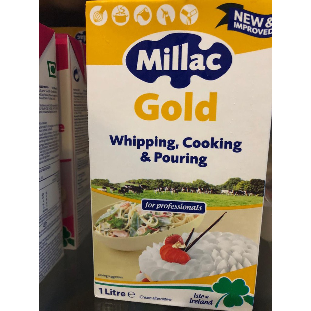 Jual Millac Gold Whipping Cream / Whipped Cream 1 Liter / 1000ml ...