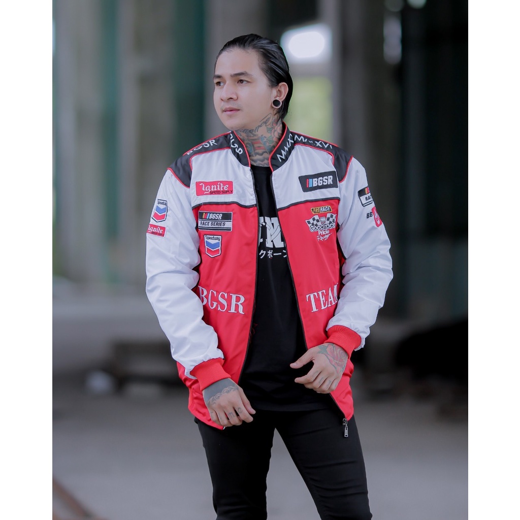 Jual Jaket Bomber Nascar Jaket Speed Legend Racing Original BGSR | Shopee Indonesia