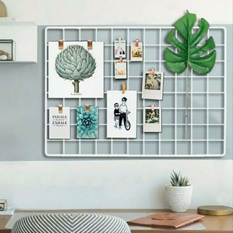 Jual GRID WALL WIRE GRID PUTIH 35*52 CM | Shopee Indonesia