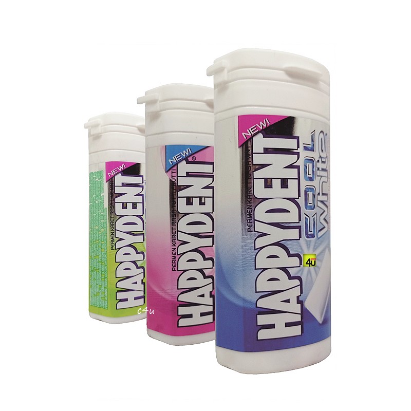 Jual Happydent Cool White - Permen Karet - Tabung KECIL | Shopee Indonesia