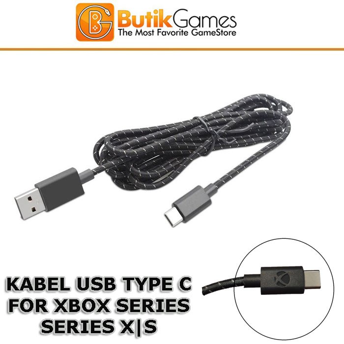 Jual Kabel Cabel Cable USB Type C Stick XBOX series X S PS5 ORIGINAL ...